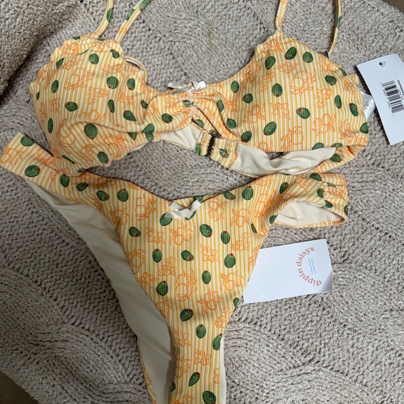 Dippin' Daisy's | Swim | Dippin Daisys Yellow And Green Bikini | Poshmark